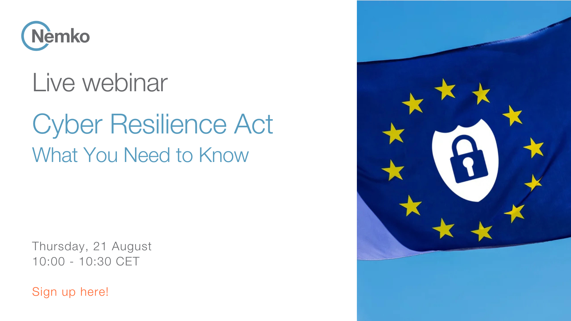 Live webinar: Cyber Resilience Act - What You Need to Know